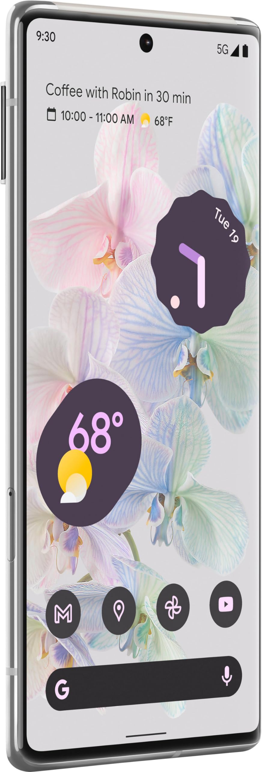Google Pixel 6 Pro 5G, US Version, 256GB, Cloudy White - Unlocked (Renewed)