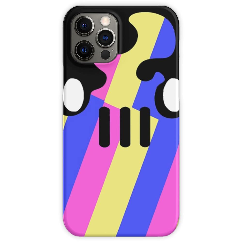Qualet Miya Chinen Phone Case for iPhone 13 - Unique Design, Black, Plastic, Basic Case