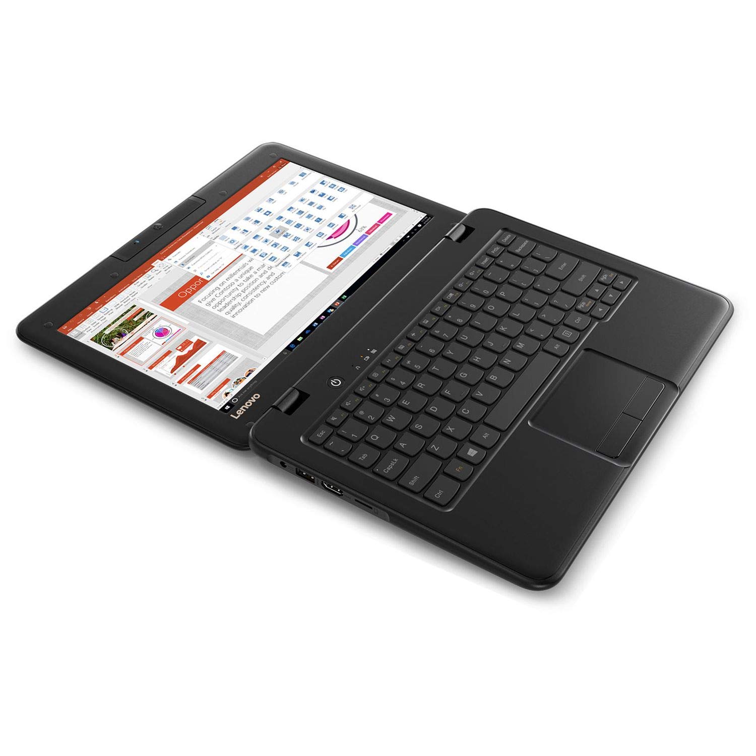 Lenovo 82CE0007US 300e Chromebook 2nd Gen AST 11.6" HD Touchscreen A4-9120C 1.6GHz Integrated AMD Radeon R4 Graphics 4GB RAM 32GB SSD Chrome OS Black (Renewed)
