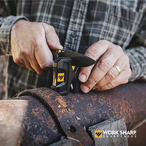 Work Sharp WSEDCPVT EDC Pivot Knife Sharpener, Black