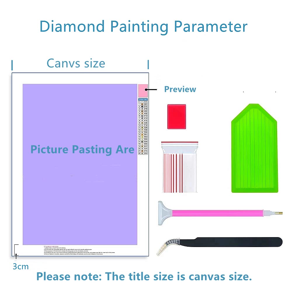 Ourtimfun 5D Diamond Painting Kits Game Angel Warrior Full Drill Round Diamond Art Gems Stone Cross Stitch DIY Diamond Painting by Number Kits for Wall Decoration 10x16inch, Clear