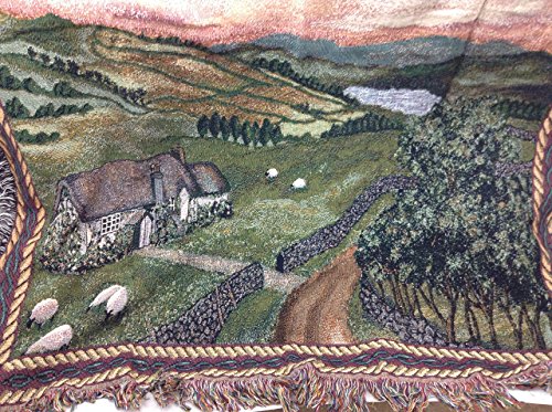 Manual Irish Collection 50 x 60-Inch Tapestry Throw, Blessings of Ireland
