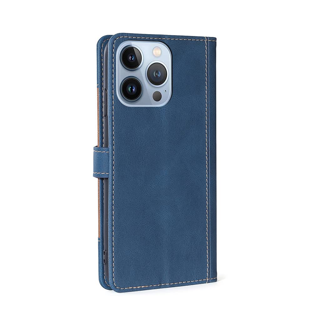 Fansipro Phone Cover Wallet Folio Case for Samsung Galaxy S9 Plus, Premium PU Leather Slim Fit Cover for Galaxy S9 Plus, 2 Card Slots, Easy Carry, Blue