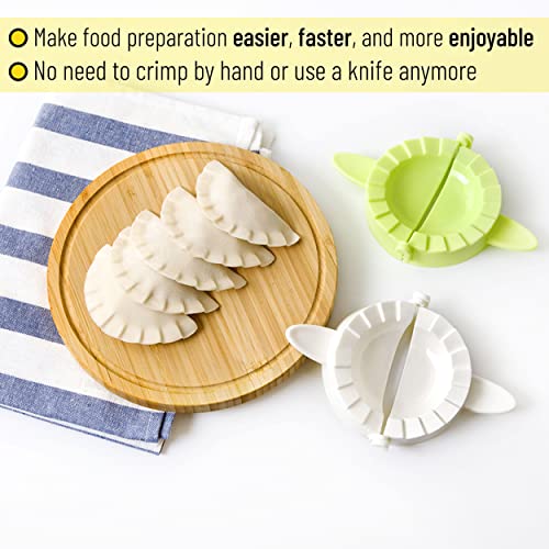 BTaT- Dough Press Set, 3 Pack, Empanada Press, Dough Press, Dumpling Press, Hand Pie Press, Mini Pie Press, Hand Pie Maker, Meat Pie Cutter, Pie Press, Pastry Press, Turnover Press, Mother's Day Gift