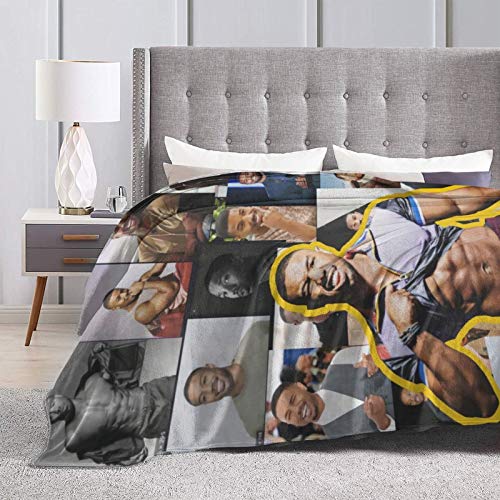 Michael B. Jordan Eric Stevens Soft and Comfortable Warm Fleece Blanket for Sofa,Office Bed car Camp Couch Cozy Plush Throw Blankets Beach Blankets (60"x50")