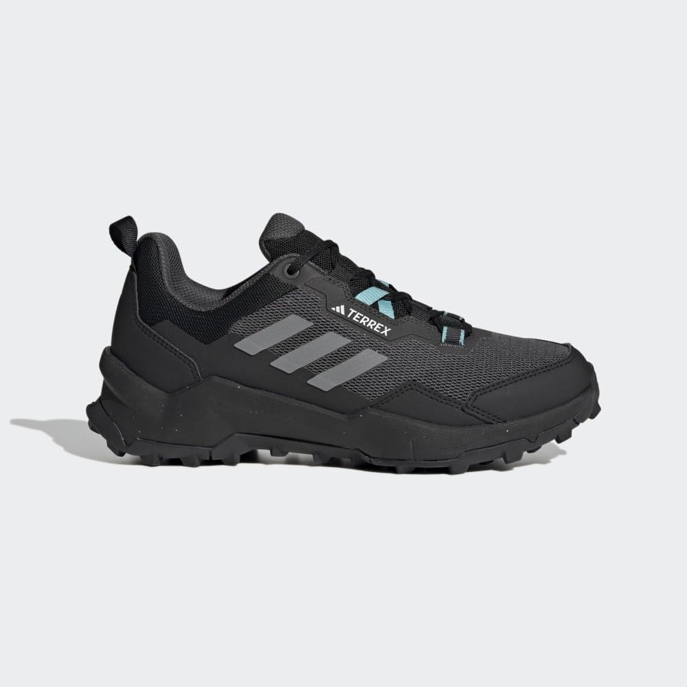 adidas Women's Terrex AX4 Sneaker, Core Black/Grey/Mint Ton, 8