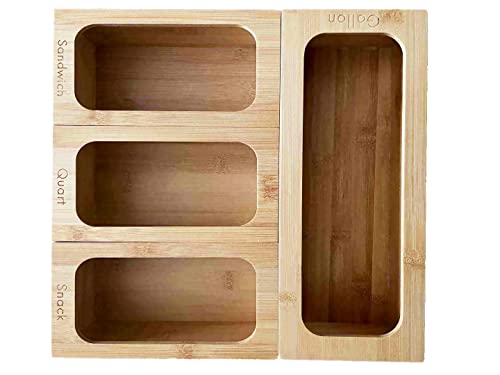 Ziplock Bag Storage Organizer, Plastic Bag Containers, Kitchen Drawer Organizer, One Size