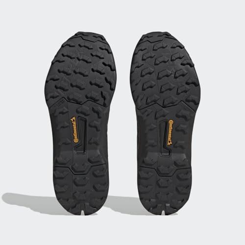 adidas Men's Terrex Ax4 Wide Hiking Sneaker, Black/Carbon/Grey, 10.5