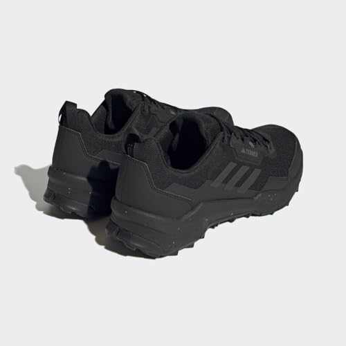 adidas Men's Terrex Ax4 Wide Hiking Sneaker, Black/Carbon/Grey, 10.5