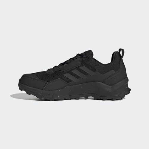 adidas Men's Terrex Ax4 Wide Hiking Sneaker, Black/Carbon/Grey, 10.5