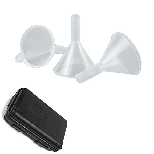 Funnels Kitchen 3 Piece Set - Kitchen Funnel Set with Holders Funnels (with Box)