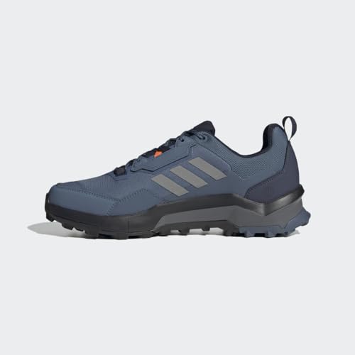 adidas Men's Terrex Ax4 Gore-tex Hiking Shoes Sneaker, Wonder Steel/Grey/Impact Orange, 10