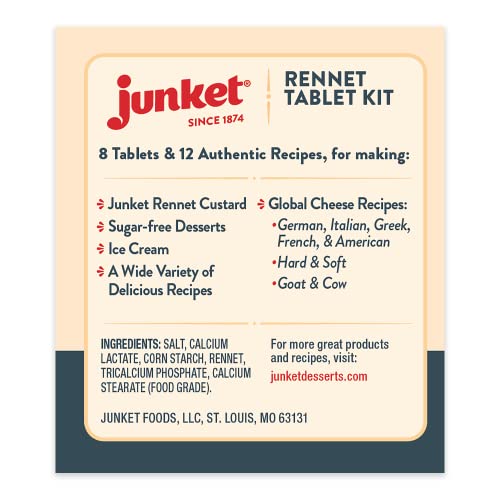 Junket Rennet Tablets, 0.23 Ounce (Pack of 3)