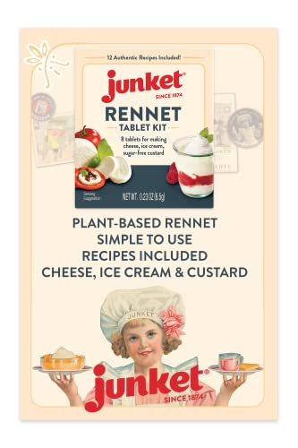 Junket Rennet Tablets, 0.23 Ounce (Pack of 3)