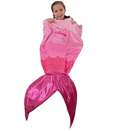 Personalization Universe Mermaid Tail Personalized Blanket
