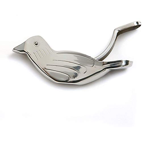 OGWSRK Elegant Bird shaped Stainless Steel Manual Lemon Juicer and Lime Extruder, Manual Lemon Juicer, Stainless Steel Fruit Juicer Portable Lemon Citrus Bird Lemon Juicer Kitchen Gadget Manual Lemon Juicer Silver (2 pieces)