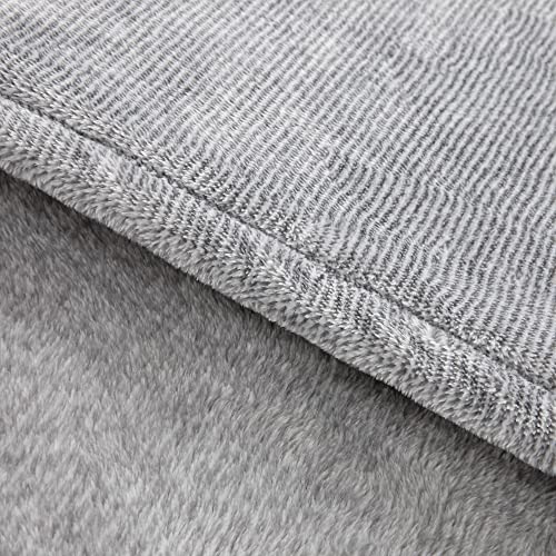 DEMDACO Grandma and Me Mauve Purple 60 x 70 Fleece Fabric Foot Pocket Throw Blanket