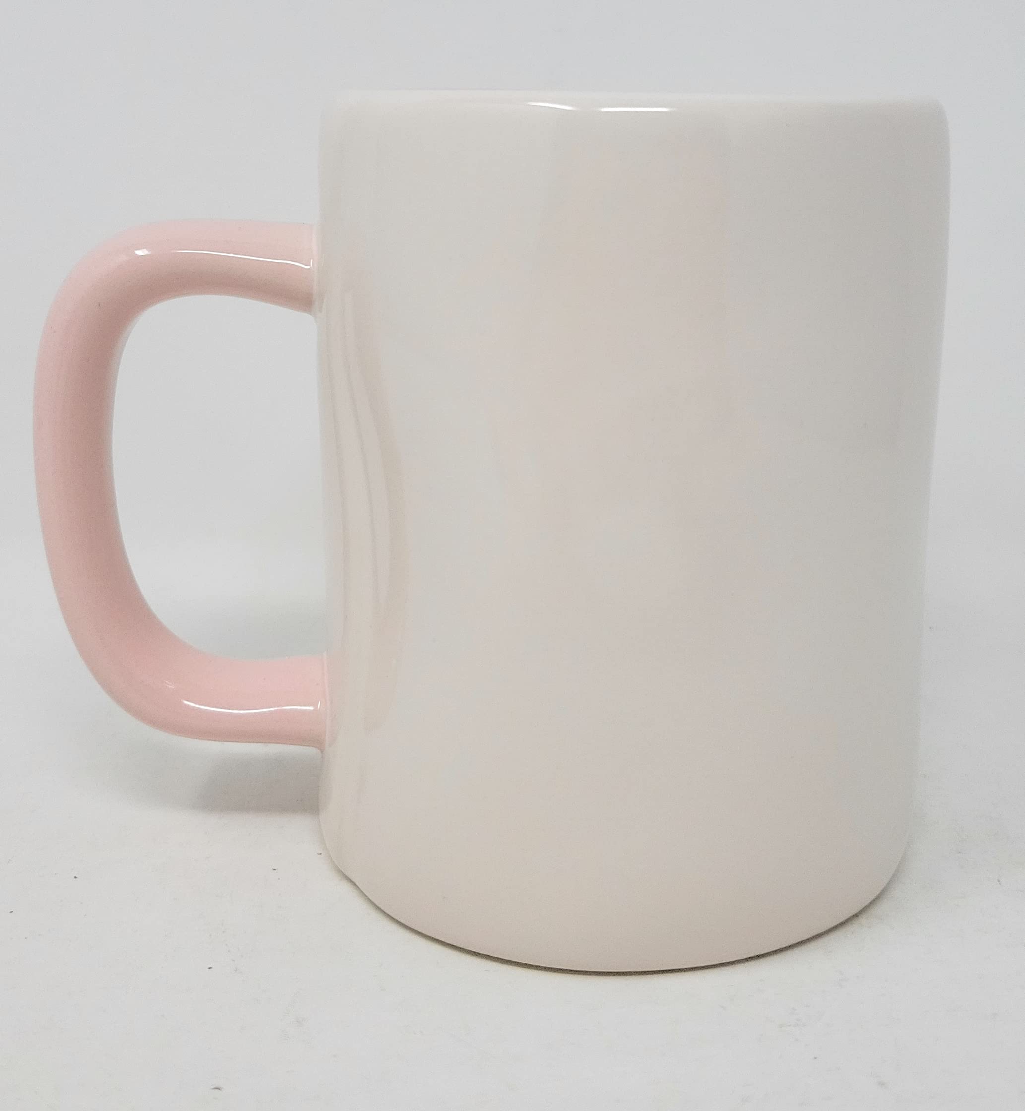 Rae Dunn #1 MOM Mug, With Pink Flowers and Handle, LL Coffee, Tea, Latte, Hot Drinks, Ceramic By Magenta, Mother's Day Birthday Holiday Gift, Gifts