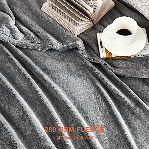 EHEYCIGA Blanket for Men & Women Grey Standard Size 35 Inches