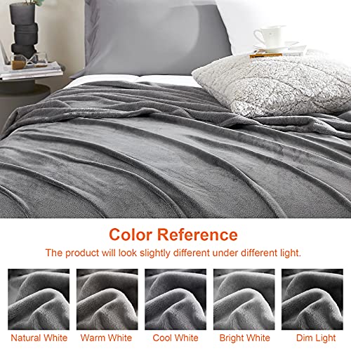 EHEYCIGA Blanket for Men & Women Grey Standard Size 35 Inches