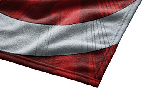 Northwest Comfy Throw Blanket with Sleeves, Adult (48 x 71 in), Captain America
