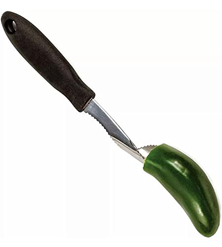 Jalapeno Pepper Corer, Stainless Steel Chili Corer Remover, JALAPENO Pepper Corer, Pepper Cutter Corer Slicer Tomato Fruit Kitchen Tools