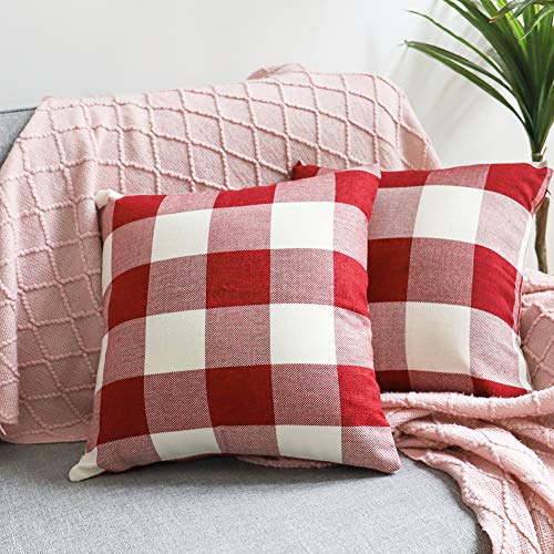HIPPIH 18x18 Pillow Insert Set of 4, Decorative Euro Square Throw Pillow Inserts for Couch, Sofa, Bed