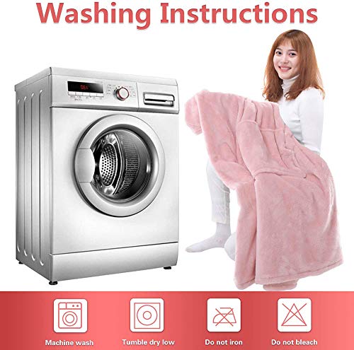 VAE Oversized Blanket Hoodie,Wearable Soft Sherpa Fleece Snuggle Blanket Hoodie Adult for Women Men Teens