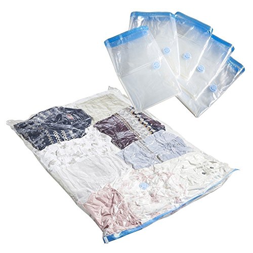 Quantity Space Saver Storage Dual Double Zipper Extra Tight Seal Bags for Travel, Suitcase, Moving, and Household use in size 53"x40" / 130cm x 100cm