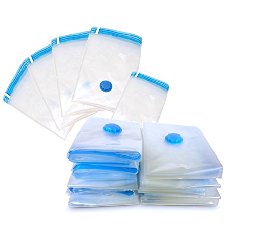 Quantity Space Saver Storage Dual Double Zipper Extra Tight Seal Bags for Travel, Suitcase, Moving, and Household use in size 53"x40" / 130cm x 100cm