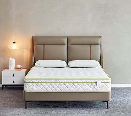 Twin Mattress - 8" Hybrid Mattress with Foam and Spring for Optimal Support and Comfort - Quilted Foam Soft Top - Rolled in a Box - Medium Firm - Oliver & Smith