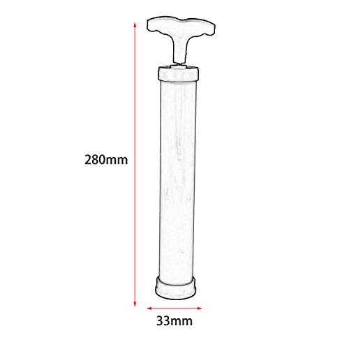 Lobonbo Compact Size Manual Vacuum Bag Space Saver Saving Seal Compressed Storage Bag Pump Compact Hand Air Vacuum Pump(Black & Yellow)
