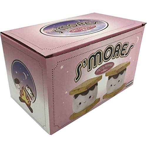 Streamline Imagined Marshmallow Smores Salt and Pepper Shaker Set Ceramic