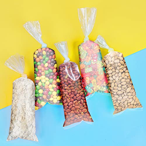 200 Pcs Popsicle Bags, Plastic Freeze Ice Pop Bags, Disposable Popsicle Bags with Funnel, Ice Candy Bags for Making Ice Pop, Yogurt, Ice Candy(3 x 10 In)
