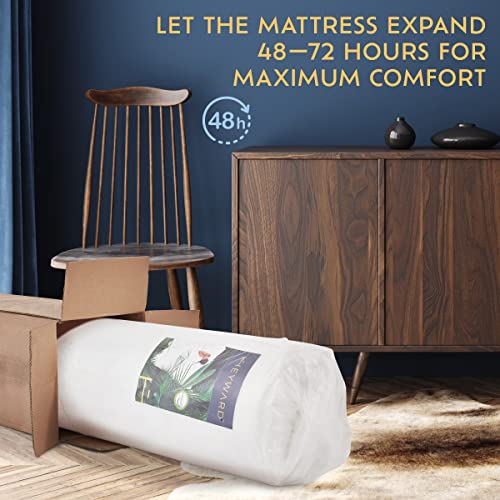 Heyward Premium Memory Foam Sofa Bed Replacement Mattress for Queen Size Sleeper | 4.5β Inch | CertiPUR-US Certified | Washable Material w/Non-Slip Base | 73βL x 58βW x 4.5βH