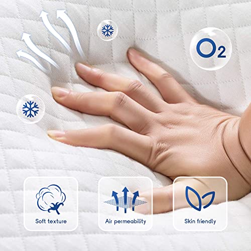 PayLessHere 6 Inch Twin Gel Memory Foam Mattress/CertiPUR-US Certified/Bed-in-a-Box/Cool Sleep & Comfy Support