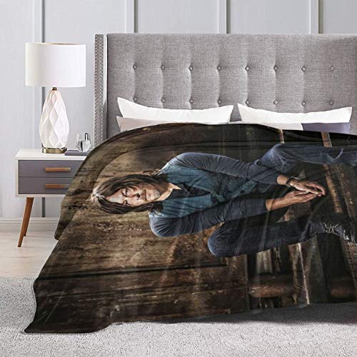 The Walking Dead Daryl Dixon Blanket Soft Plush Throw Blanket - Super Fuzzy Fleece Blanket for Couch Bed Sofa All Season 60"X50"