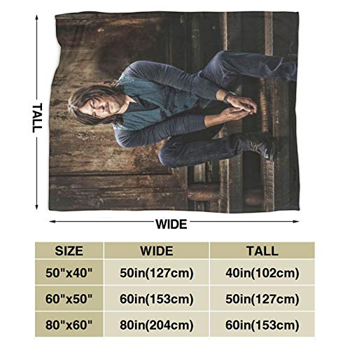The Walking Dead Daryl Dixon Blanket Soft Plush Throw Blanket - Super Fuzzy Fleece Blanket for Couch Bed Sofa All Season 60"X50"