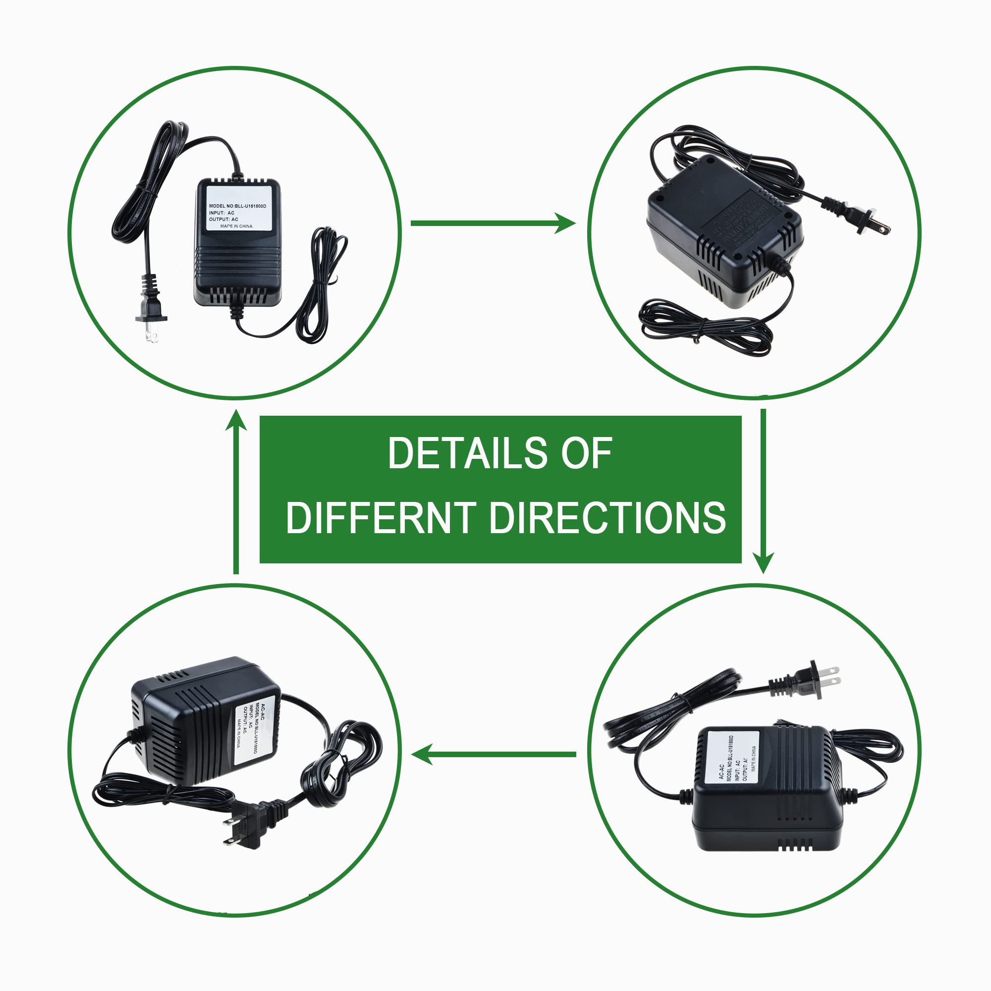 Dysead AC to AC Adapter for PetSafe IF101 Wireless Instant Fence Pet Containment Power