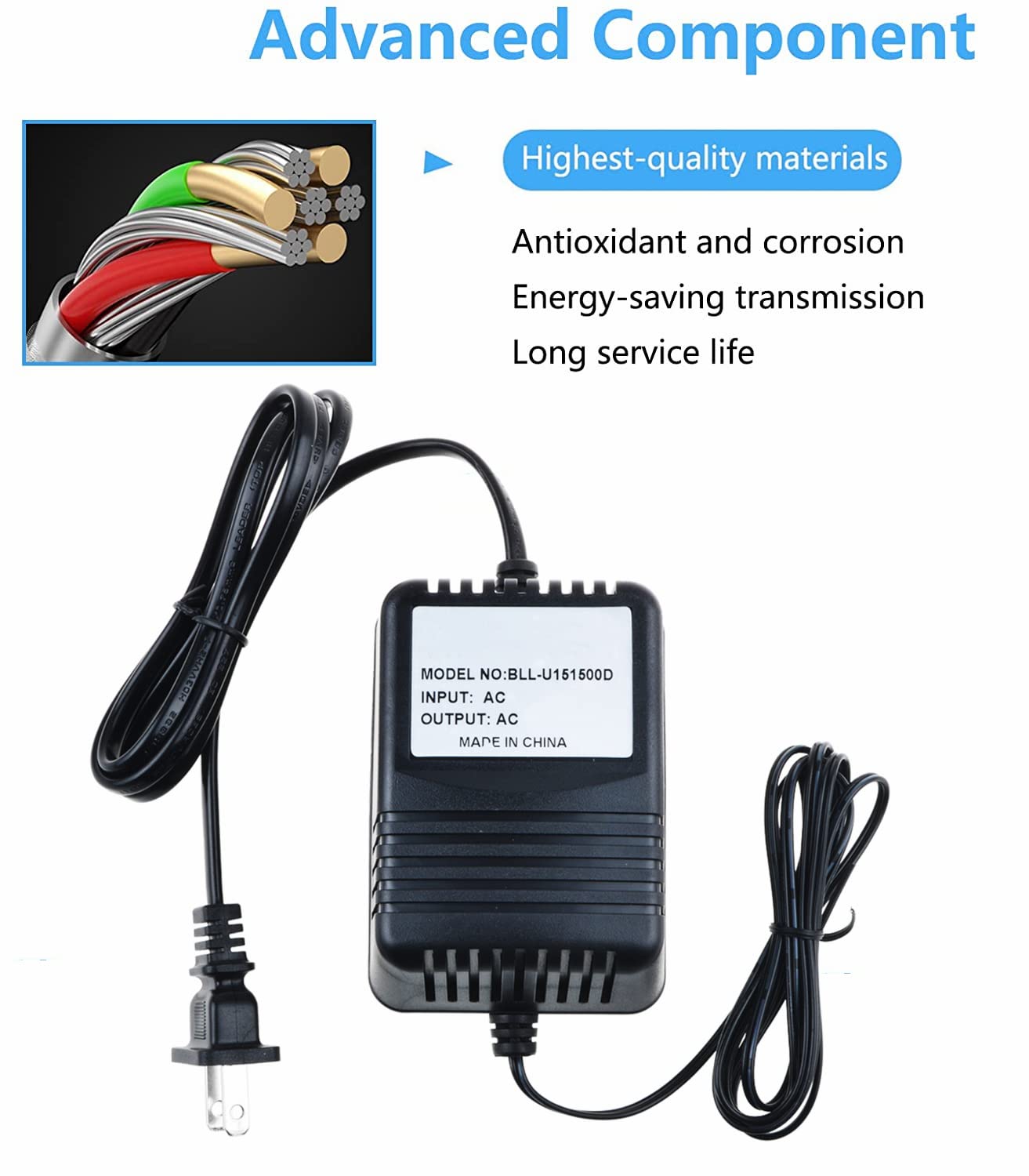 Dysead AC to AC Adapter for PetSafe IF101 Wireless Instant Fence Pet Containment Power