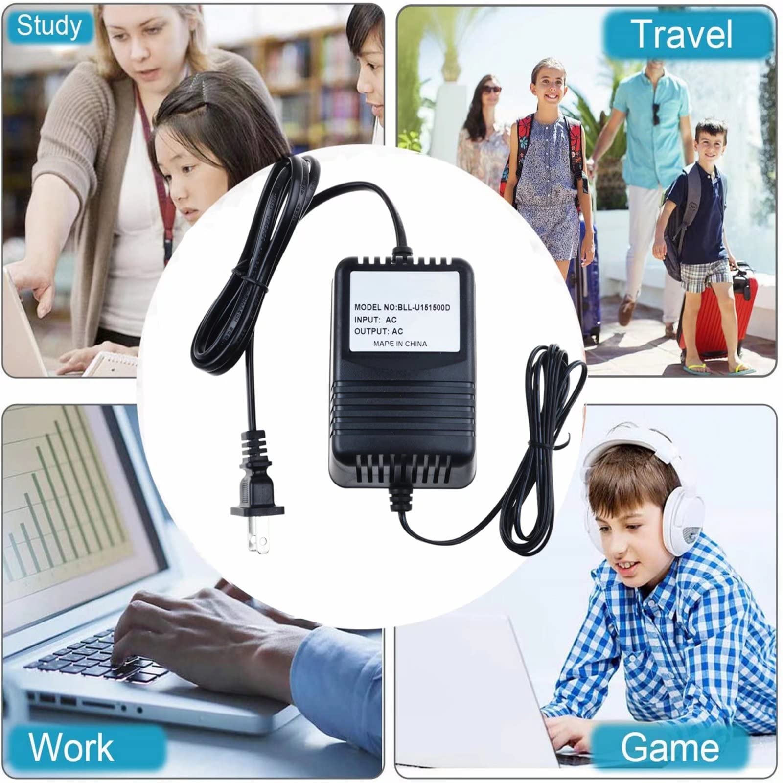 Dysead AC to AC Adapter for PetSafe IF101 Wireless Instant Fence Pet Containment Power