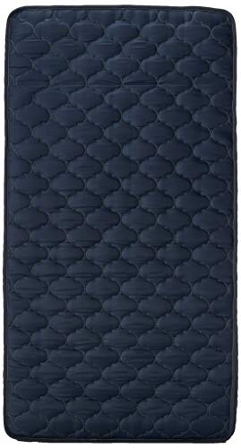 AC Pacific 6-Inch Water-Resistant Memory Foam Mattress Made in USA with Stylish Diamond-Quilted Breathable Fabric, Distributes Weight Evenly, Twin XL, Navy Blue