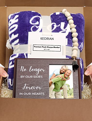 KEDRIAN Memorial Gift Box, Bereavement Gifts, Sympathy Gift Baskets For Loss Of Loved One, Memorial Gifts For Loss Of Mother, Memorial Gifts For Loss Of Father, Memorial Gifts For Loss Of Husband Son