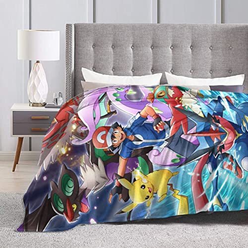 Anime Blanket Merch Ultra Soft Throw Blanket Warm Bed Blanket for Travelling Camping Living Room Sofa Bedroom Decor Gifts(40"x30" Style-1)