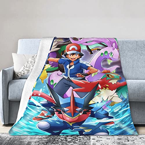 Anime Blanket Merch Ultra Soft Throw Blanket Warm Bed Blanket for Travelling Camping Living Room Sofa Bedroom Decor Gifts(40"x30" Style-1)