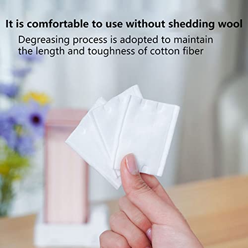 Goodliest Automatic Cotton Pad Holder, Automatic Cotton Pad Dispenser, Storage Box Detachable Dust-Proof Rectangular Reusable Plastic Auto Cotton Pad Dispenser Household Supplies, Cotton Pad Holder