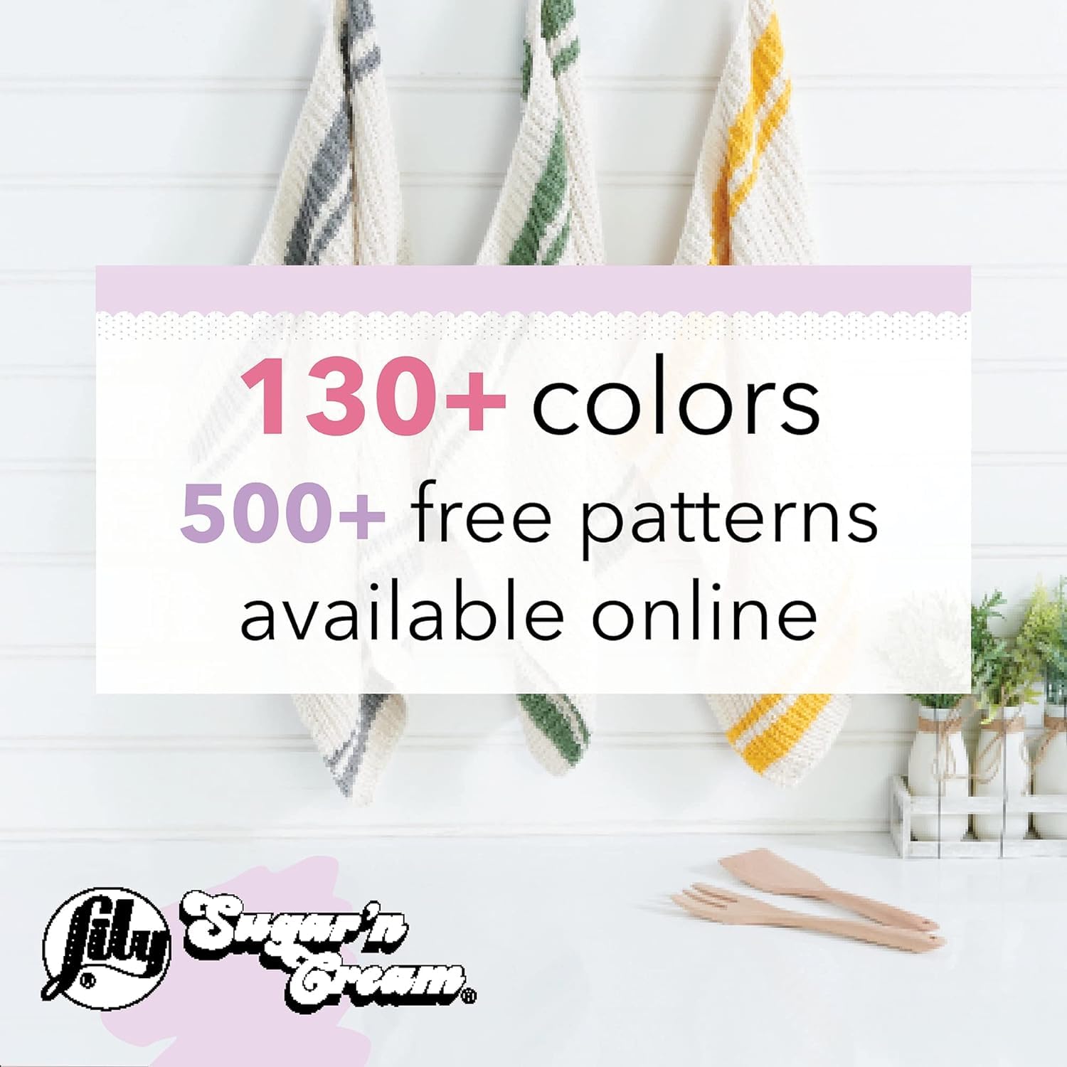 Lily Sugar'N Cream Bright Navy Yarn - 6 Pack of 71g/2.5oz - Cotton - 4 Medium (Worsted) - 120 Yards - Knitting/Crochet
