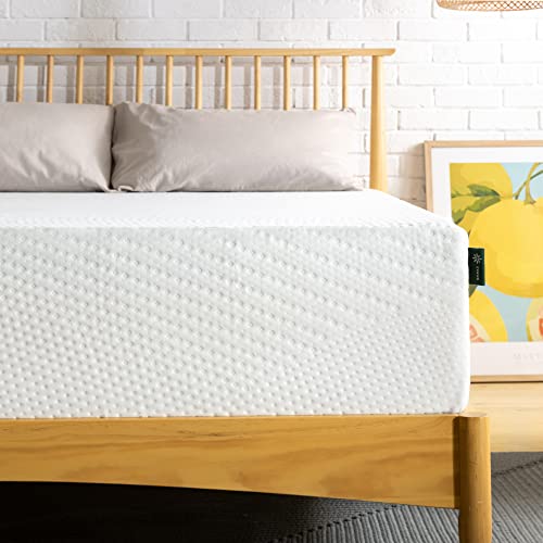 ZINUS 12 Inch Green Tea Essential Memory Foam /Bed-in-a-Box/Affordable Mattress/CertiPUR-US Certified, Queen, White