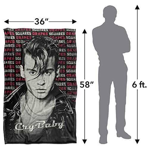 Cry Baby Drapes and Squares Officially Licensed Silky Touch Super Soft Throw Blanket 36" x 58"