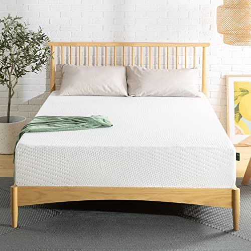 ZINUS 12 Inch Green Tea Essential Memory Foam /Bed-in-a-Box/Affordable Mattress/CertiPUR-US Certified, Queen, White